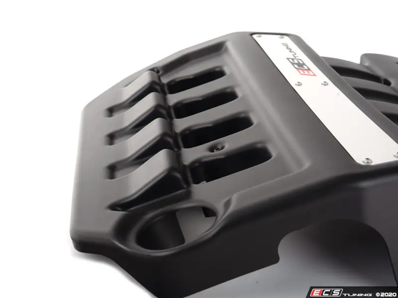 ECS Tuning Textured Black Engine Cover - MQB Gen3 - Ultimate Customs