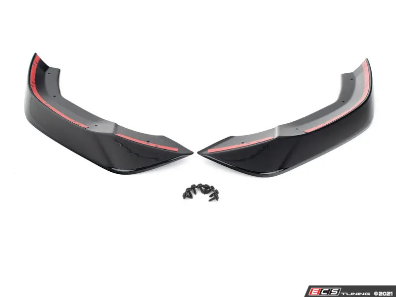 ECS Tuning Gloss Black Front Chin Spoilers - A4/S4 B9.5 Sline ...