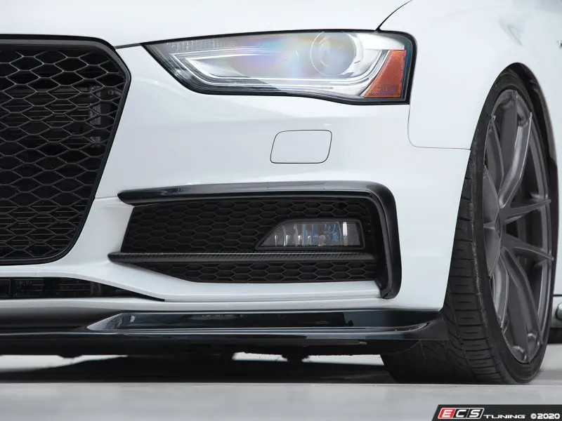 ECS Front Lip in Gloss Black - B8.5 S4 / A4 S-Line Facelift - Ultimate ...