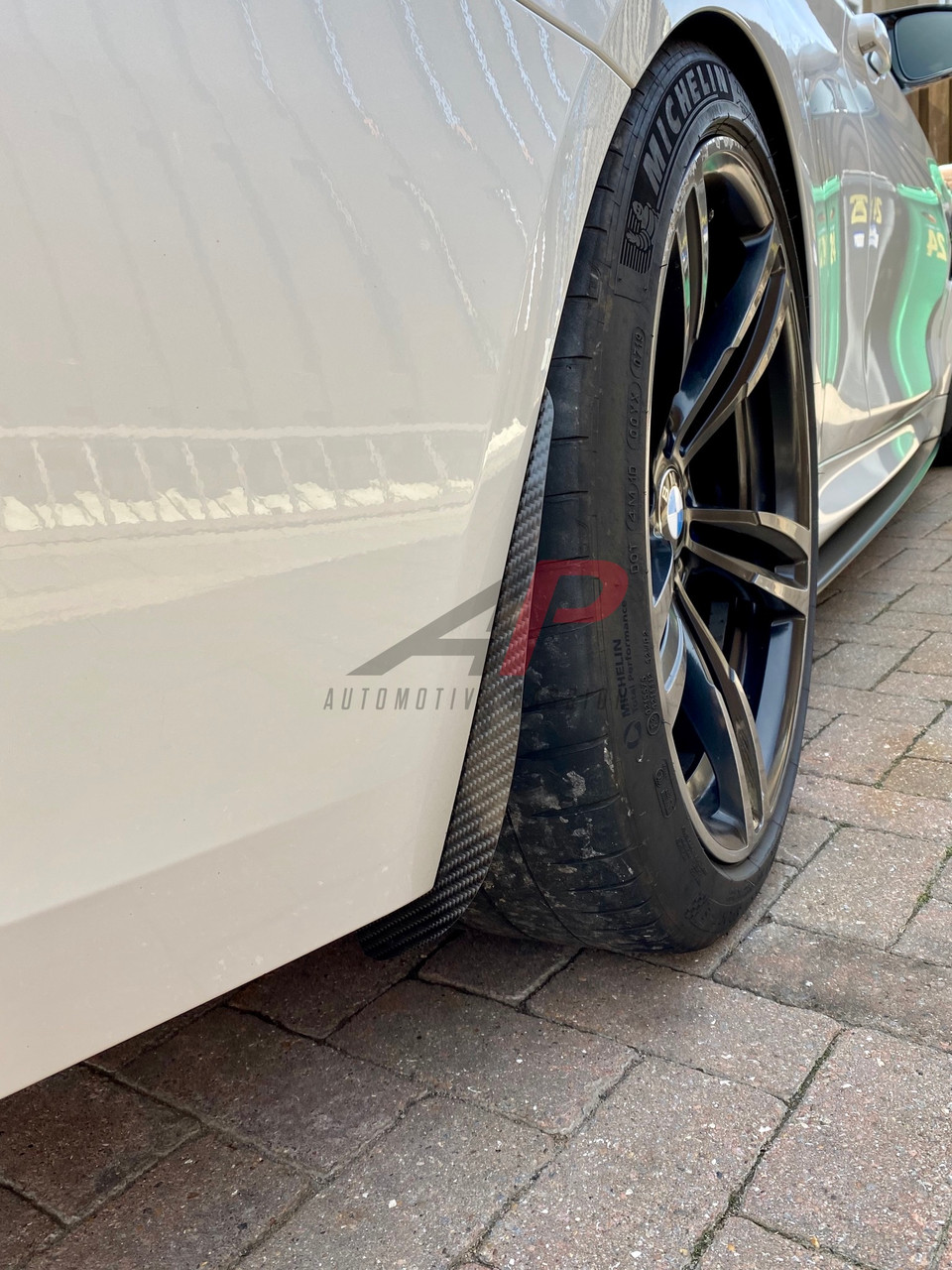 AP Design Front & Rear Carbon Arch Guards/Mud Flap Package - M4 F8X ...
