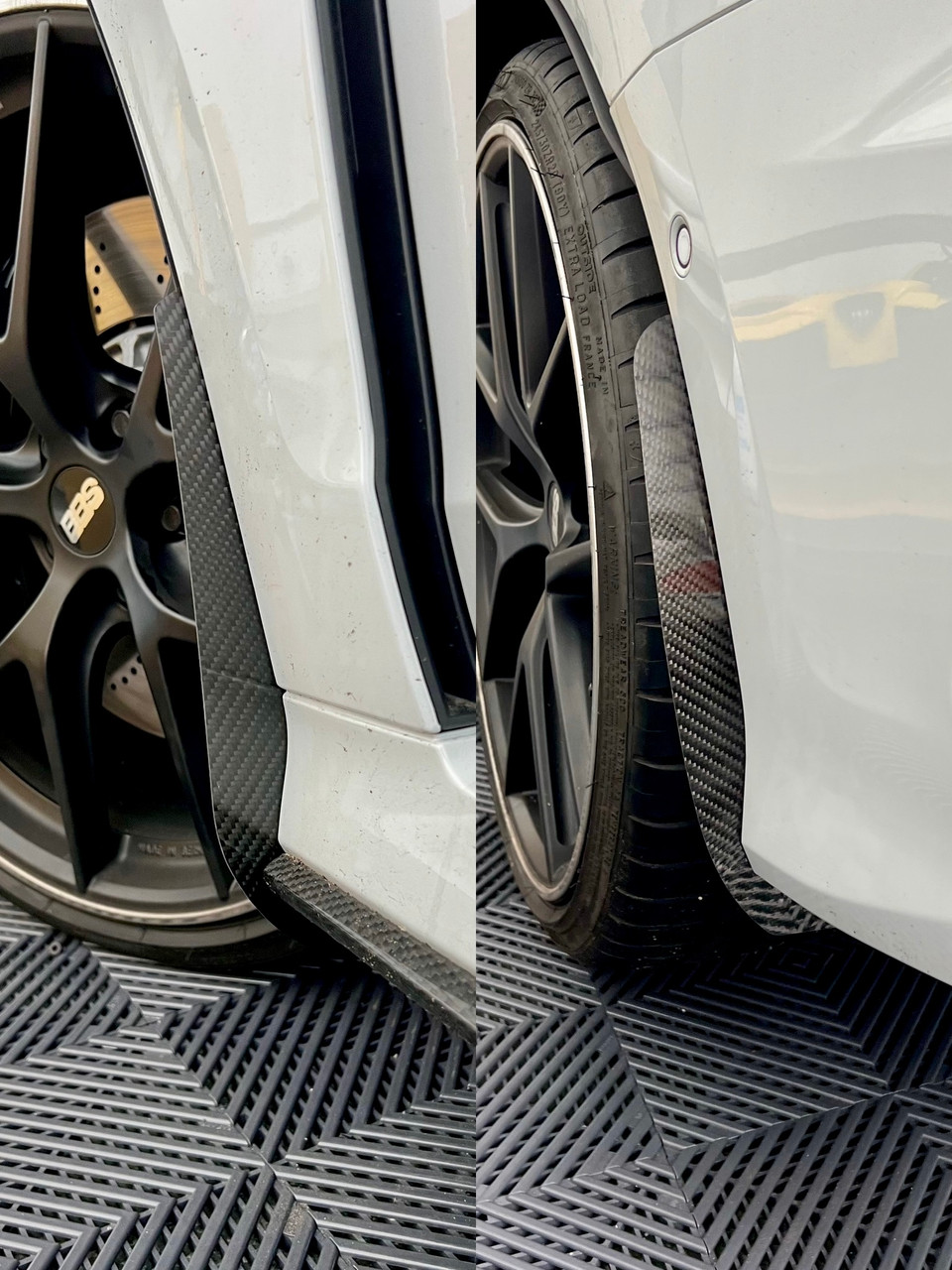 AP Design Carbon Arch Guards/Mudflaps - RS3 8Y (inc FACELIFT)