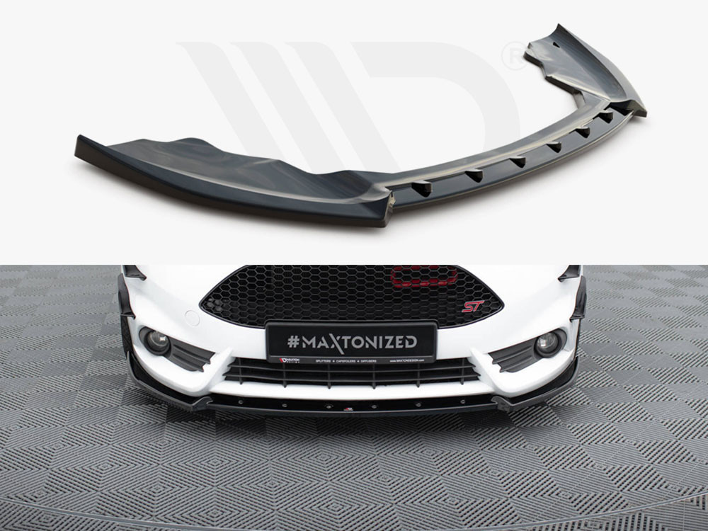 Maxton Design Front Splitter V.4 Ford Fiesta St Mk7 Facelift - Ultimate ...