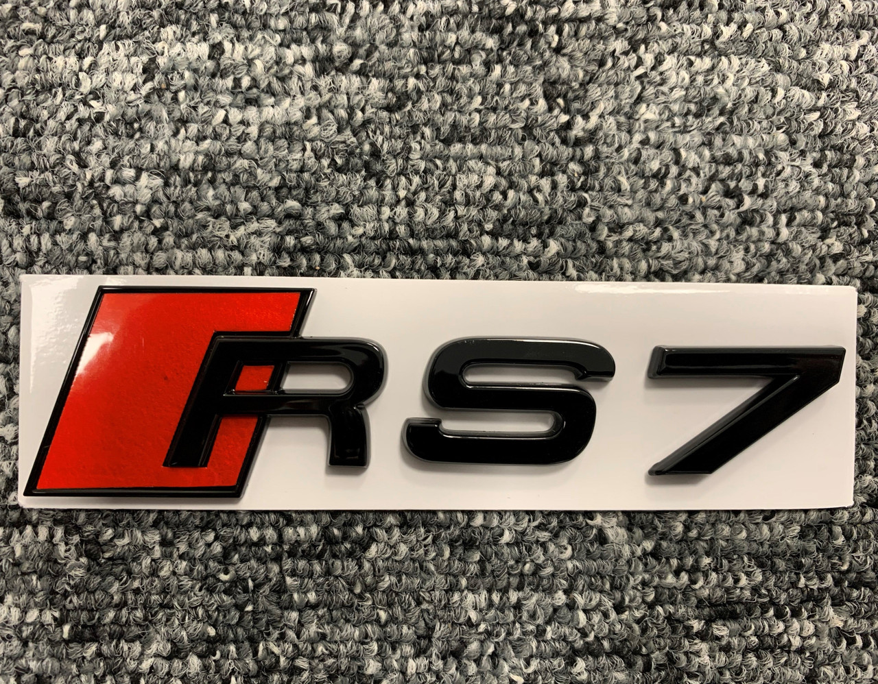 Gloss Black Audi RS7 Rear Badge