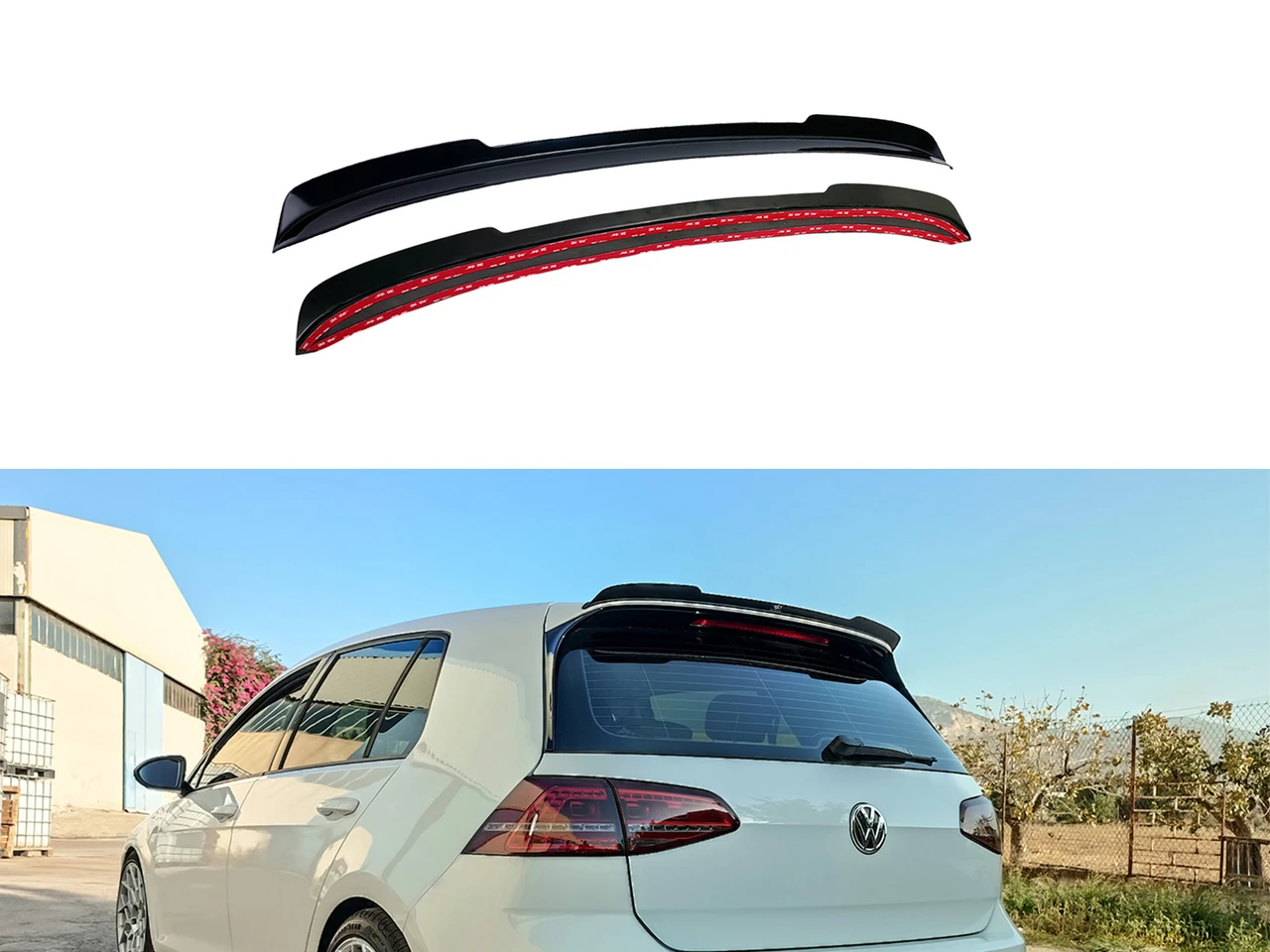 Motordrome Spoiler Cap VW Golf Mk7 / Mk7 Facelift GTI / R / R-Line ...