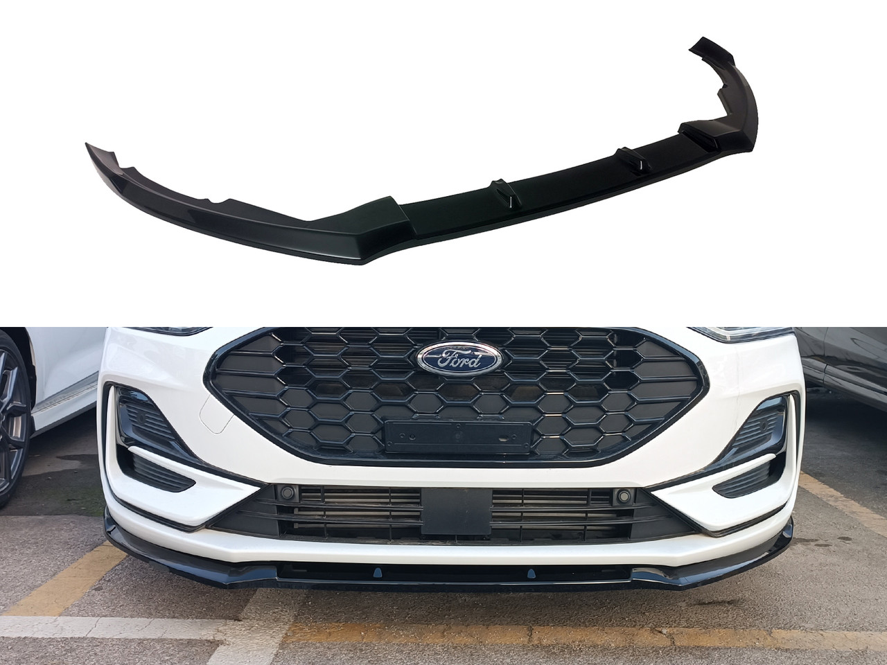 Motordrome Front Splitter Ford Focus Mk4 Facelift ST / ST-Line (2021 ...