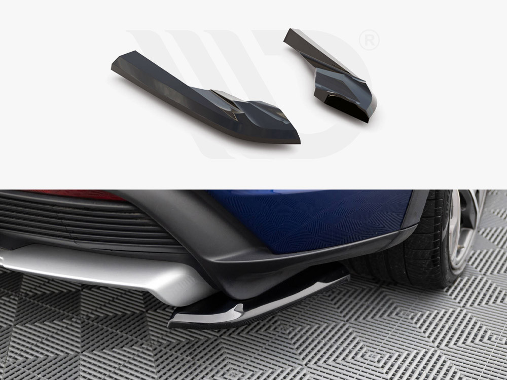 Maxton Design Rear Side Splitters Porsche Taycan Cross Turismo 4S ...