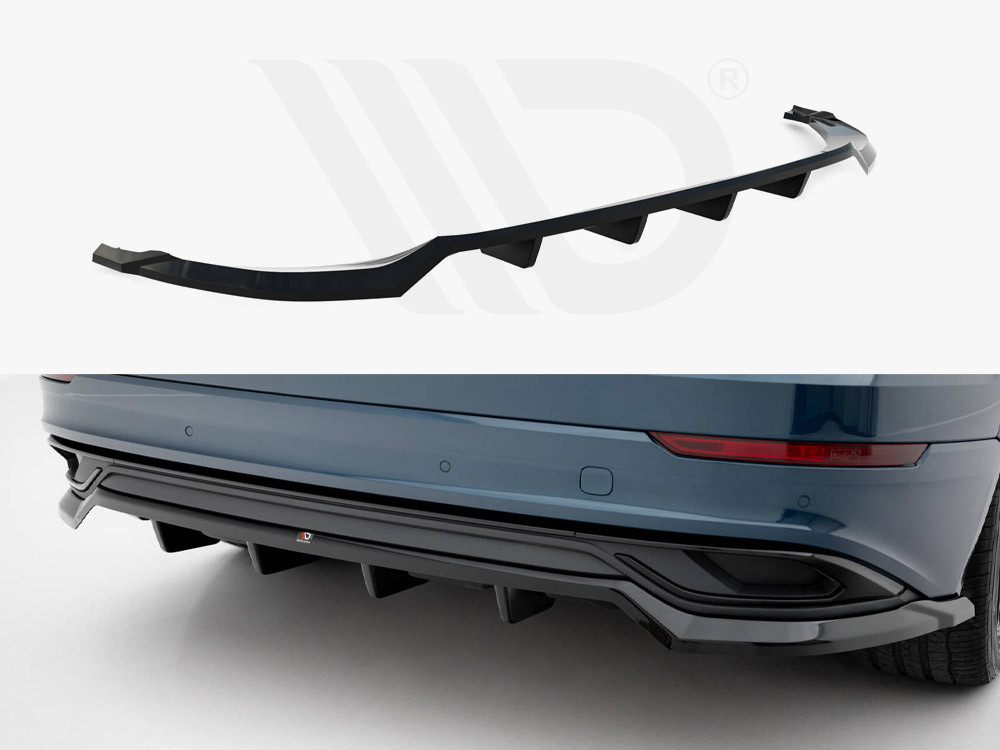 Maxton Design Rear Splitter (Vertical Bars) Audi Q8 Mk1 - Ultimate Customs