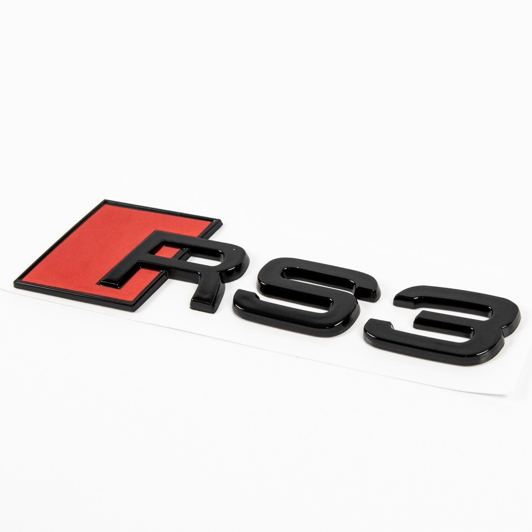 Gloss Black Audi RS3 Rear Badge