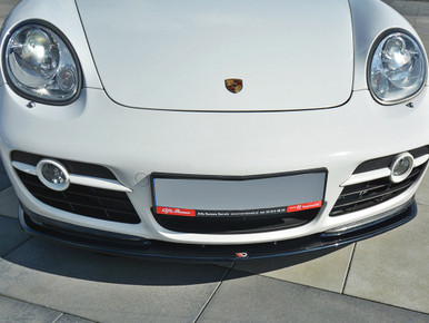 Maxton Design Front Splitter V.2 Porsche Cayman S 987C (2006-2009 ...