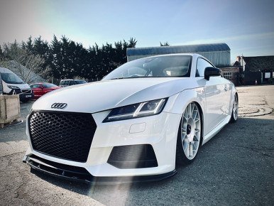 Triple R Composites Audi TT MK3 S-Line Front Splitter - Ultimate Customs