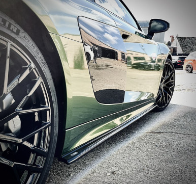 Triple R Composites Dark Ghost - Audi R8 Gen 2 Side Skirt Splitters ...