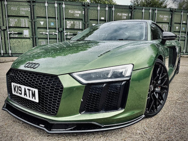 Triple R Composites Dark Ghost - Audi R8 Gen 2 Front Splitter ...