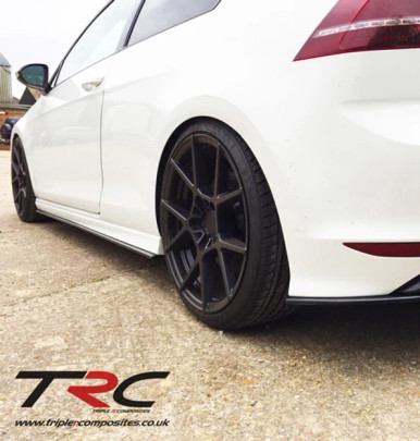 Triple R Composites Volkswagen Golf MK7 R Rear Spats - Ultimate Customs