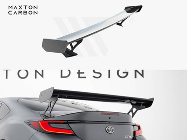 Maxton Design Carbon Spoiler With External Brackets Uprights Toyota ...