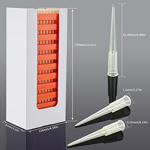 Four E's Scientific 200ul Pipettor Tips Universal Pipette Tips Racked ...