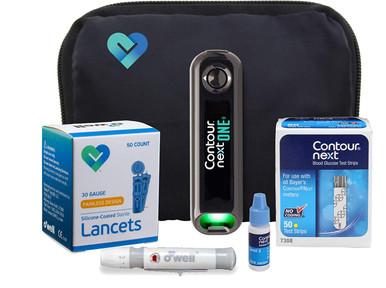 O'WELL Contour Next ONE Diabetes Testing Kit - 50 Contour Next Test ...
