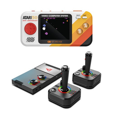 Atari Gamestation Pro + Pocket Player Pro Retro Video Game System - PIA ...