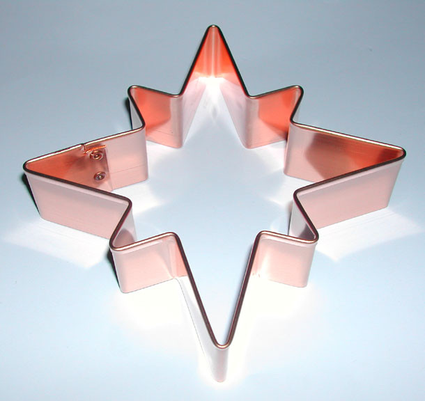 MORAVIAN STAR - ecrandal handmade copper cookie cutters