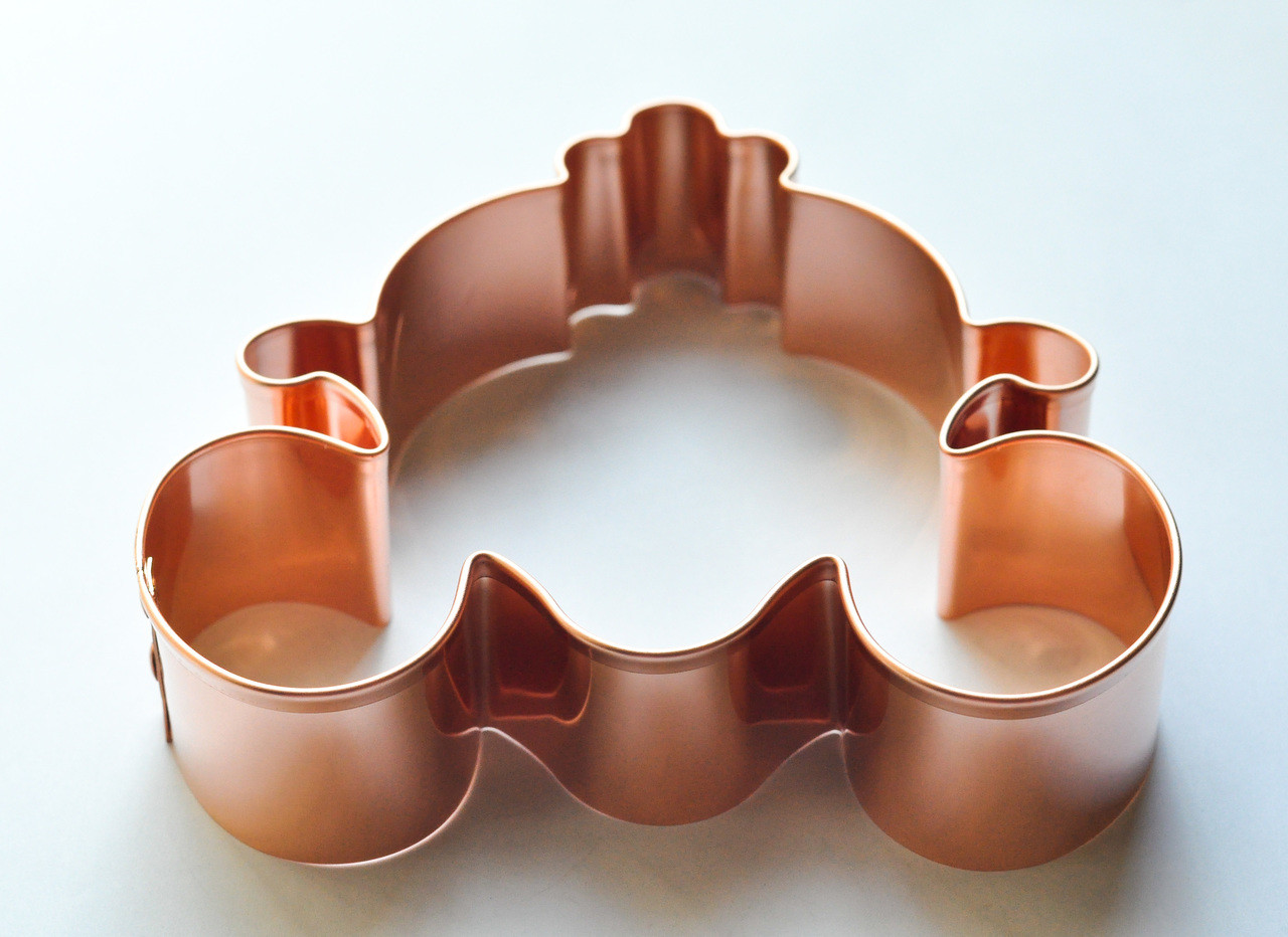 CINDERELLA CARRIAGE - ecrandal handmade copper cookie cutters
