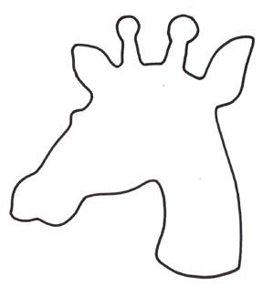 giraffe head pattern