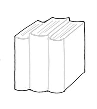 STACK OF BOOKS - ecrandal handmade copper cookie cutters