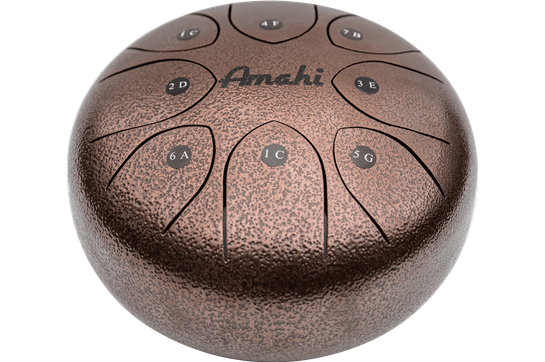 Amahi 12" Steel Tongue Drum - Bronze - Heid Music