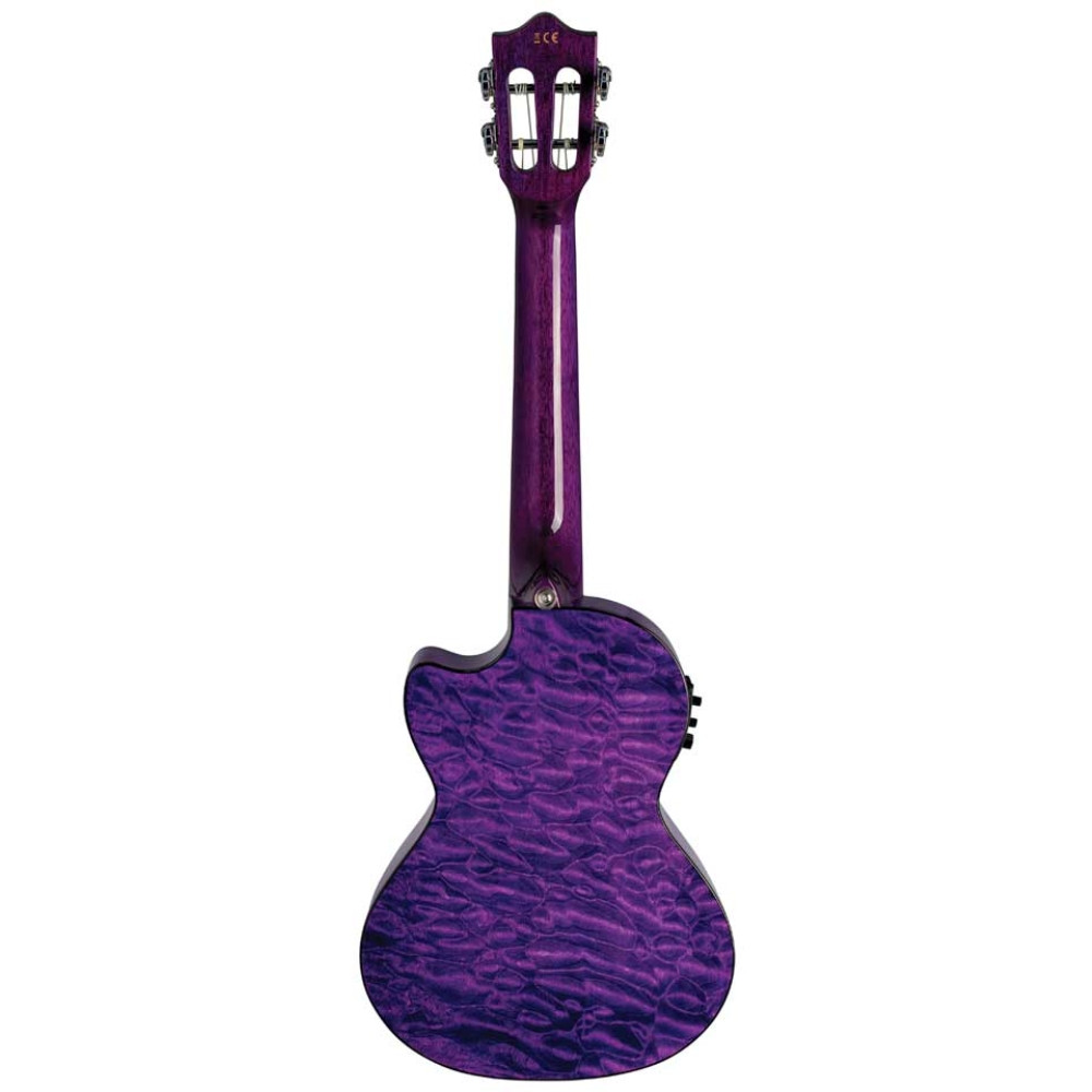 Heid Music | Lanikai Quilted Maple Concert Ukulele - Purple