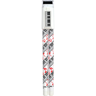 Heid Music | Pen and Pencil Set, Plastic Keyboard, Double Cap