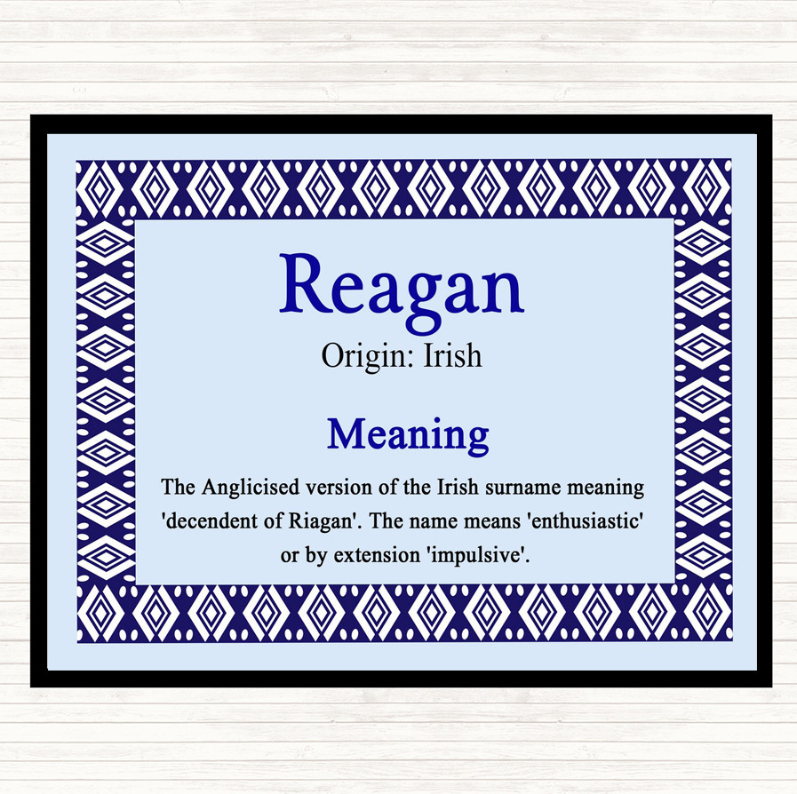 Fonts For The Name Reagan