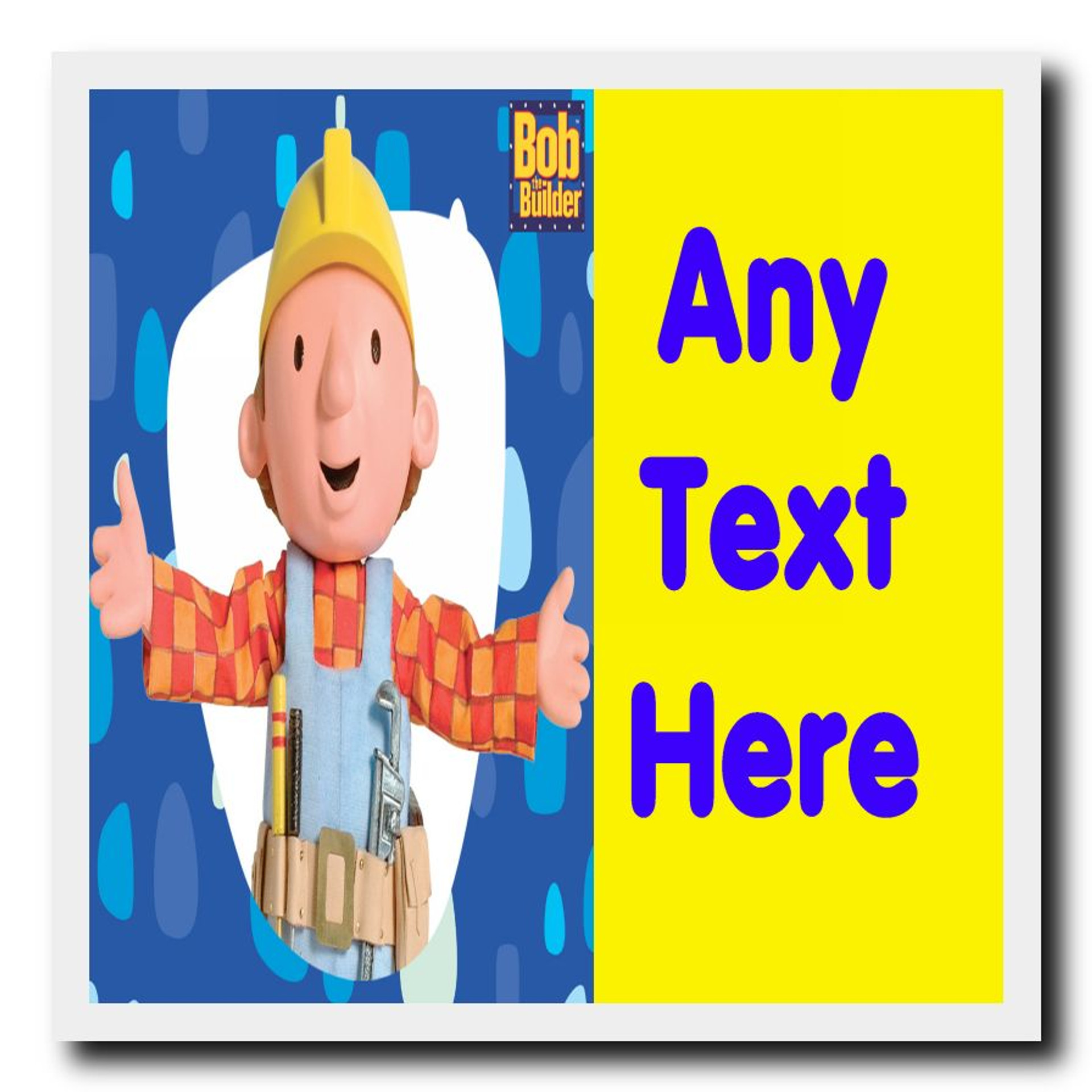 Bob The Builder Coaster - Party Animal Print