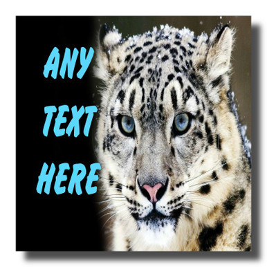 Snow Leopard Coaster - Party Animal Print