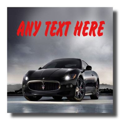 Maserati Coaster - Party Animal Print