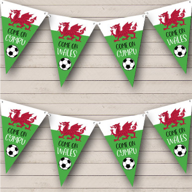 Welsh Cymru World Cup Wales Football Personalised Any Text Banner ...