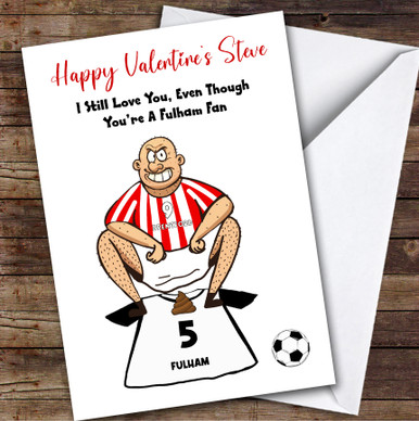 Brentford Shitting On Fulham Funny Fulham Football Fan Valentine's Card ...