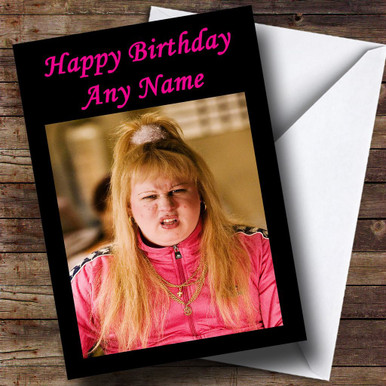 Vicky Pollard Customised Birthday Card - Party Animal Print