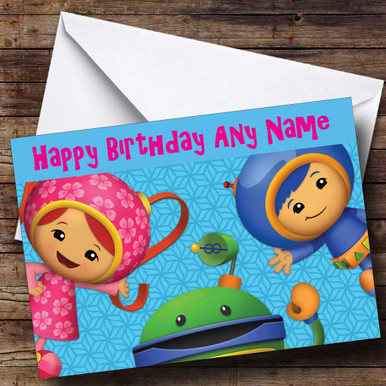 Umi Zumi Customised Birthday Card - Party Animal Print