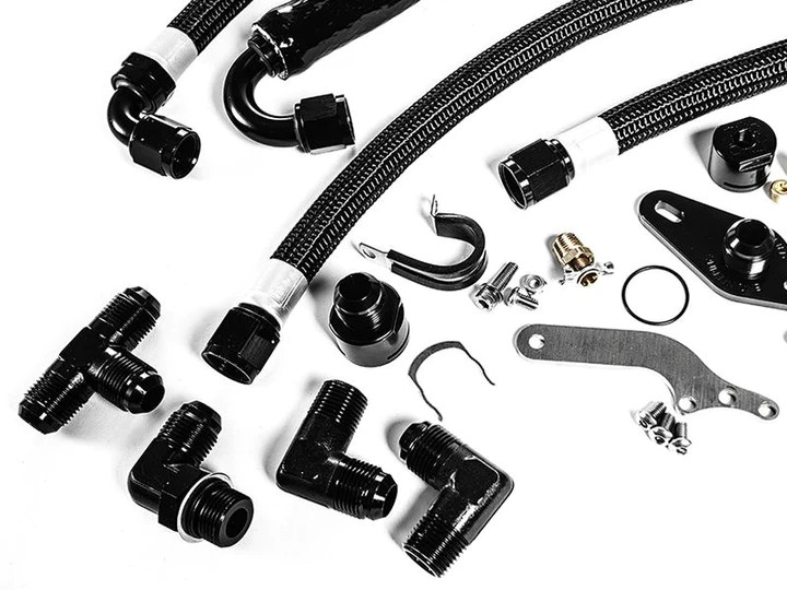 Integrated Engineering Catch Can Kit for 2.0T FSI Billet Valve Cover