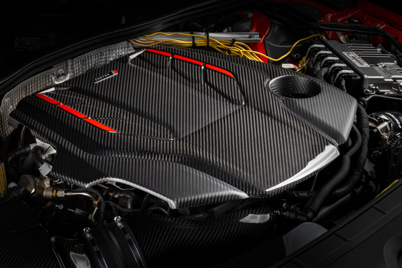 APR Carbon Fiber Engine Cover for Audi 2.9T/3.0T EA839 Vehicles