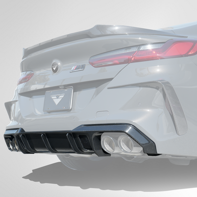 Vorsteiner VRS Aero Rear Diffuser Carbon Fiber PP 2x2 Glossy For BMW F9x M8