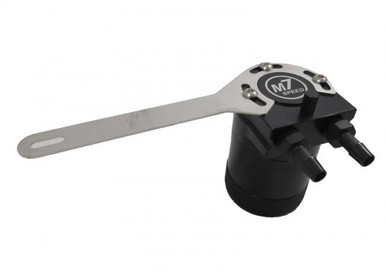 M7 Speed Billet Black Aluminum Oil Catch Can Tank Kit with Pre Made ...