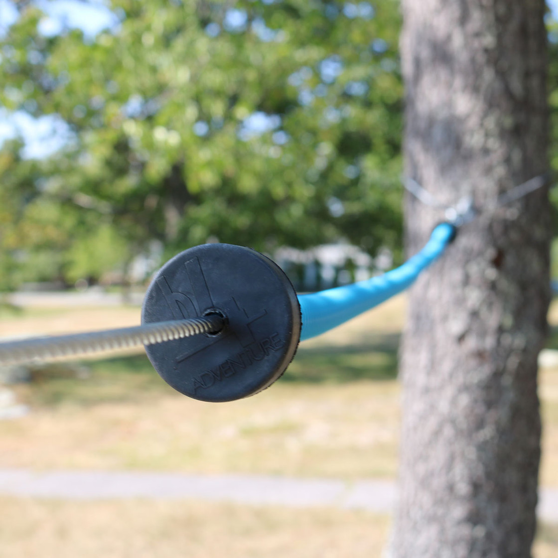 Slackers 100 ft Zipline Night Riderz Kit with Spring Brake ...