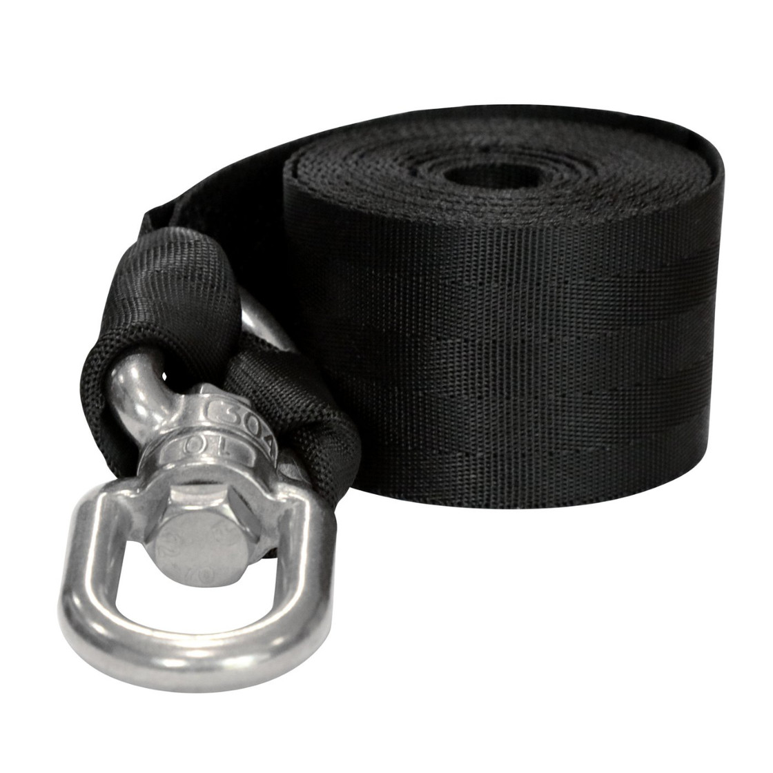 10 ft Tree Swing Strap with Stainless Steel Spinner - SwingSetMall.com