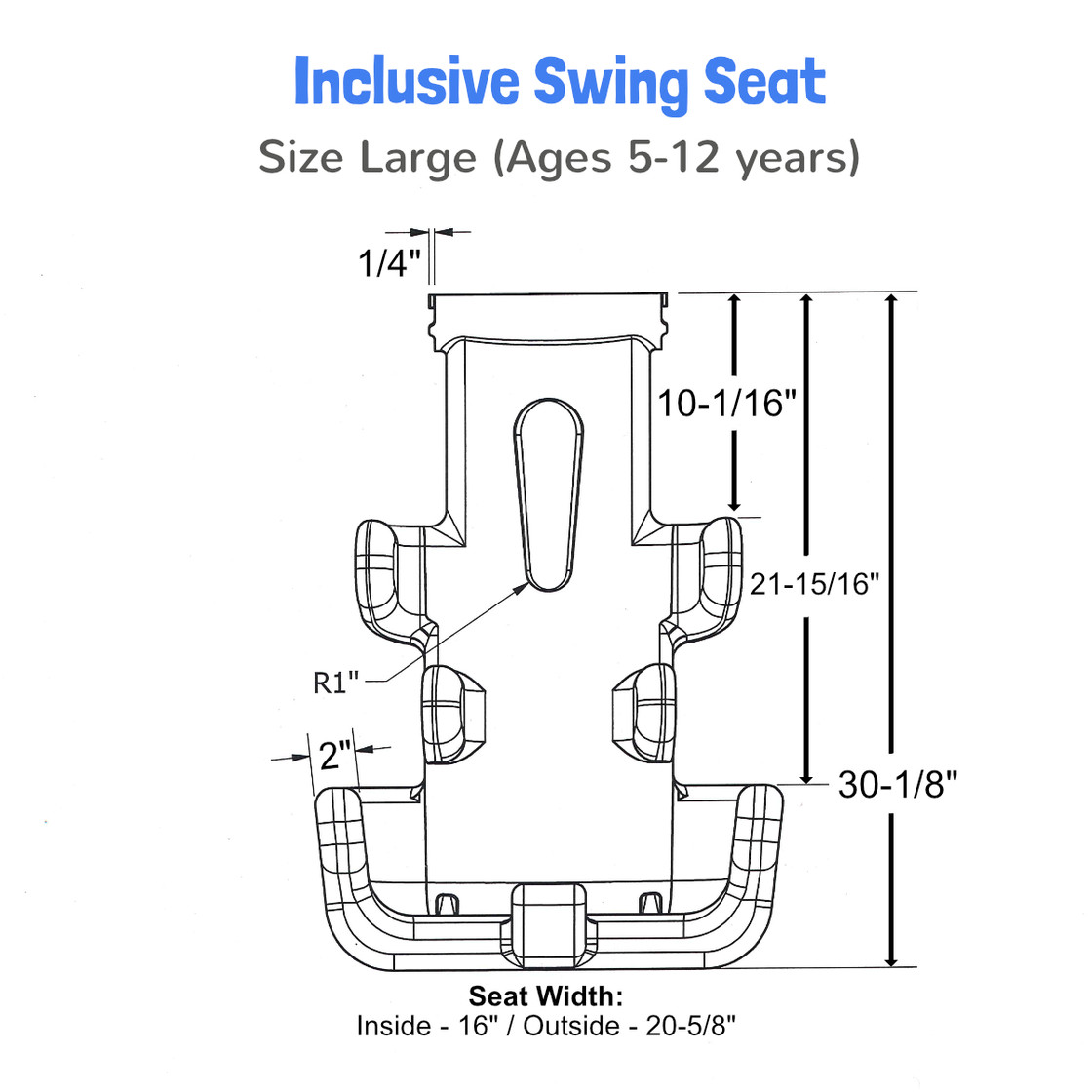 Inclusive ADA Swing Seat - SwingSetMall.com