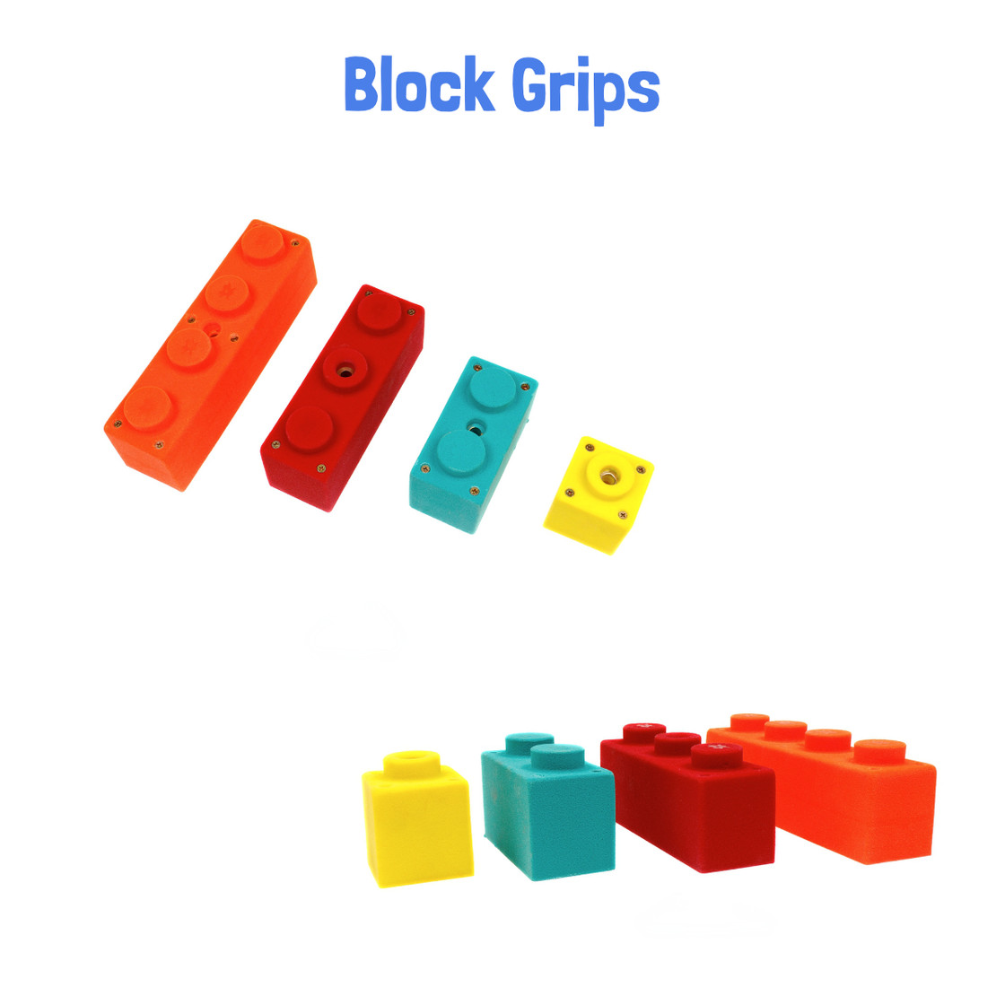 Sensory Climbing Holds - Screw-Ons (Set of 15) - SwingSetMall.com