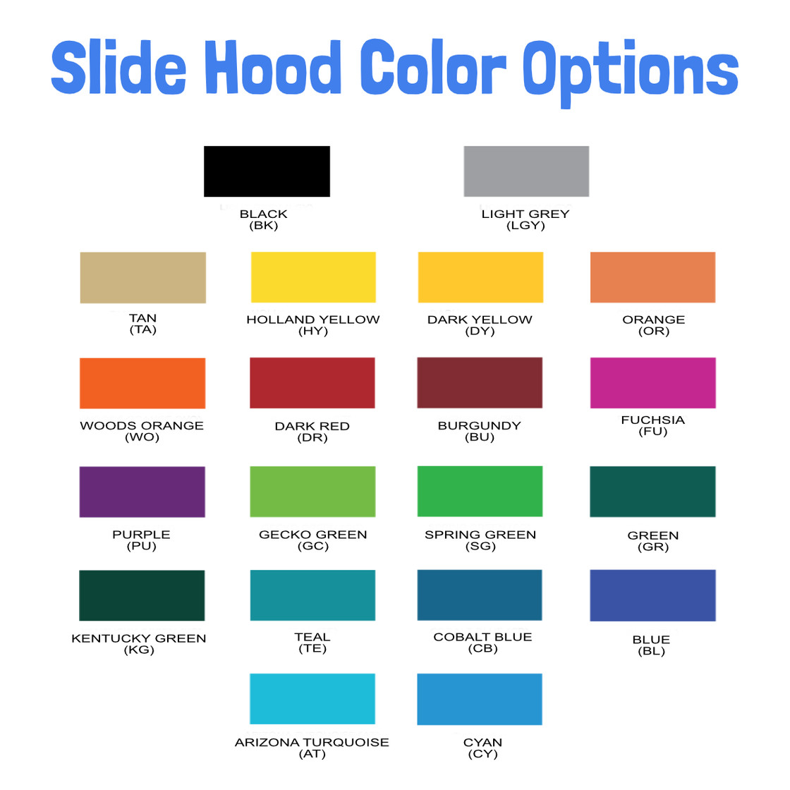 48" Commercial Triple Rail Playground Slide Hood - SwingSetMall.com