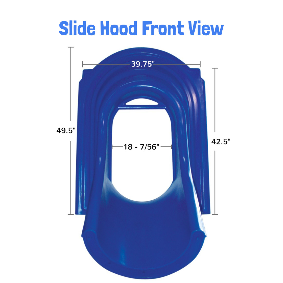 Starglide Commercial Sectional Slide with Integrated Hood ...