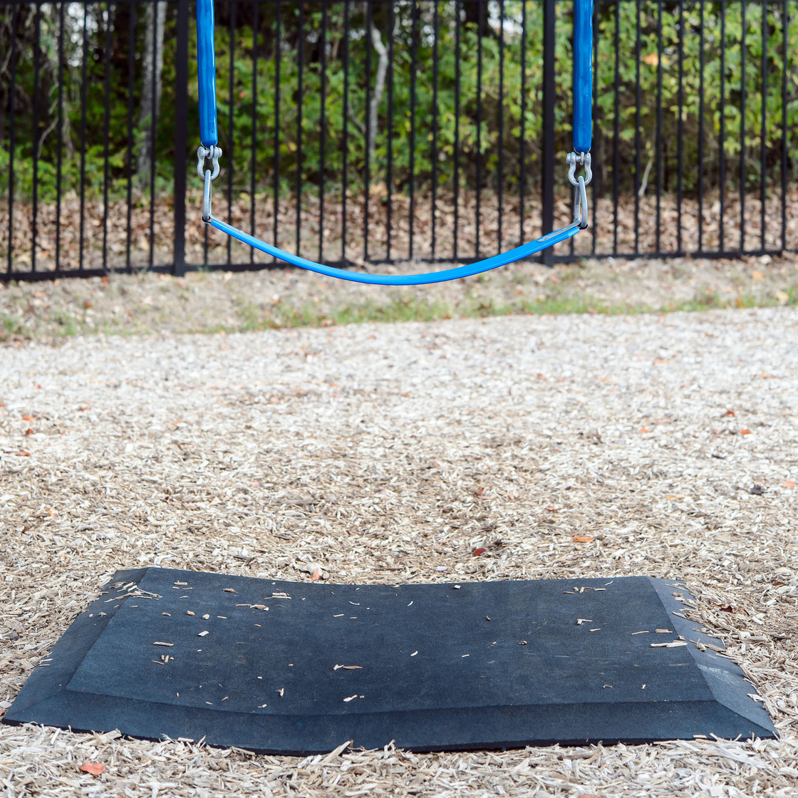 Beveled Swing Mat for Commercial Playground - SwingSetMall.com