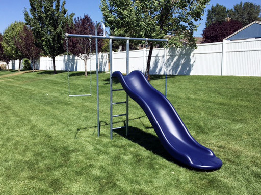 Metal A-Frame Swing Set with 3 Swings - SwingSetMall.com