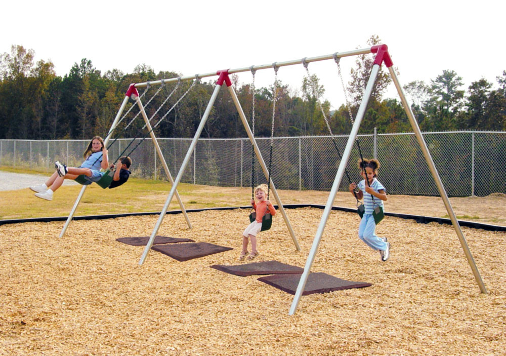 Heavy Duty 3 Legged End Frame Swing Set - SwingSetMall.com