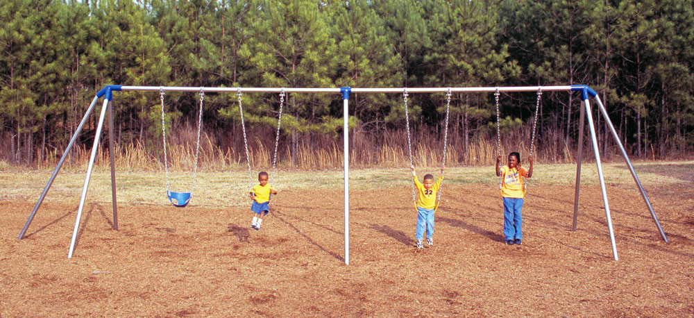 Heavy Duty Modern Tripod Swing Set - SwingSetMall.com